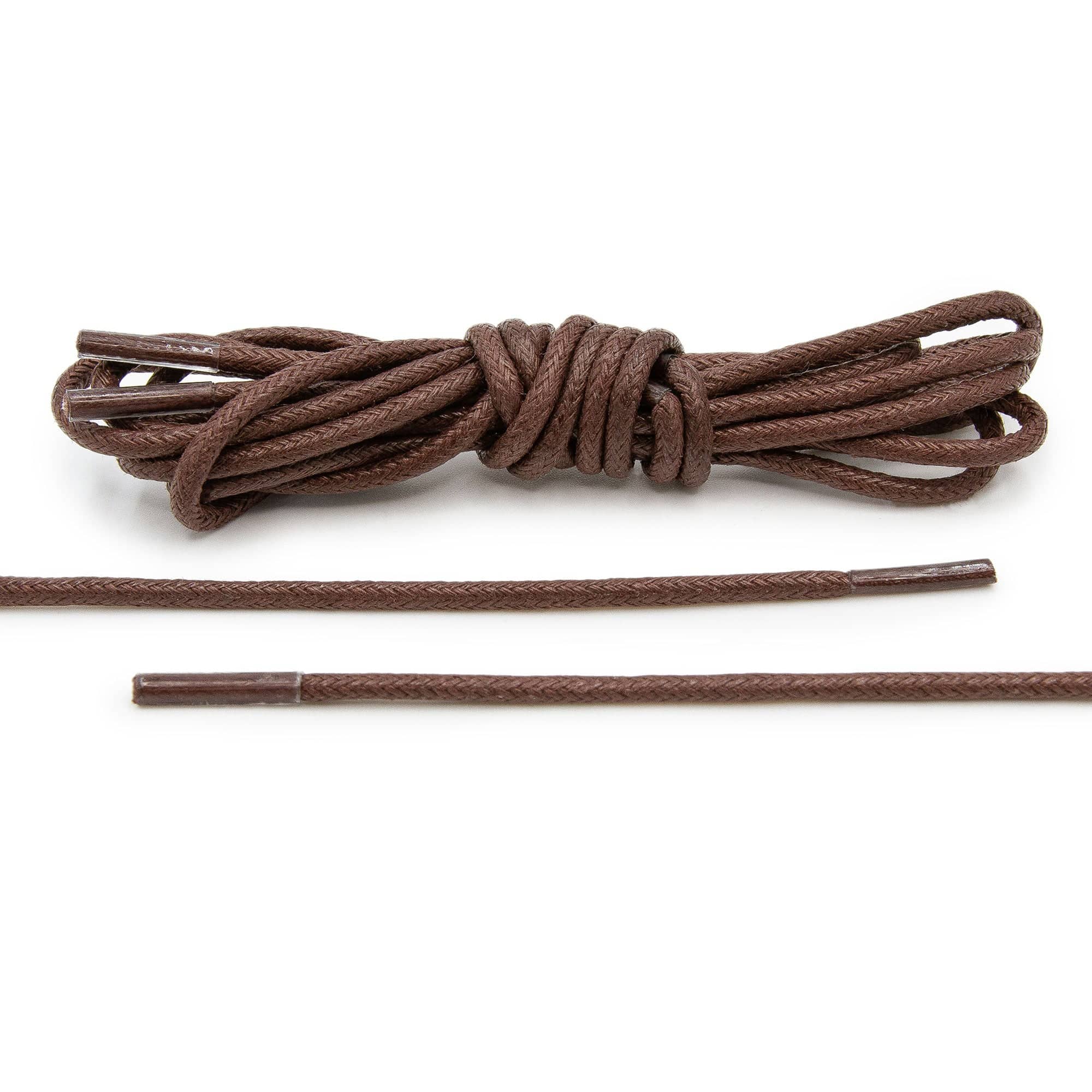 Dark Brown Waxed Dress Shoelaces – Lace Lab