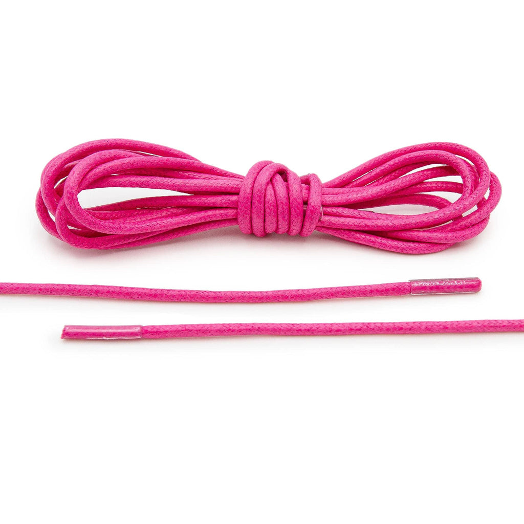Hot Pink Waxed Dress Shoelaces – Lace Lab
