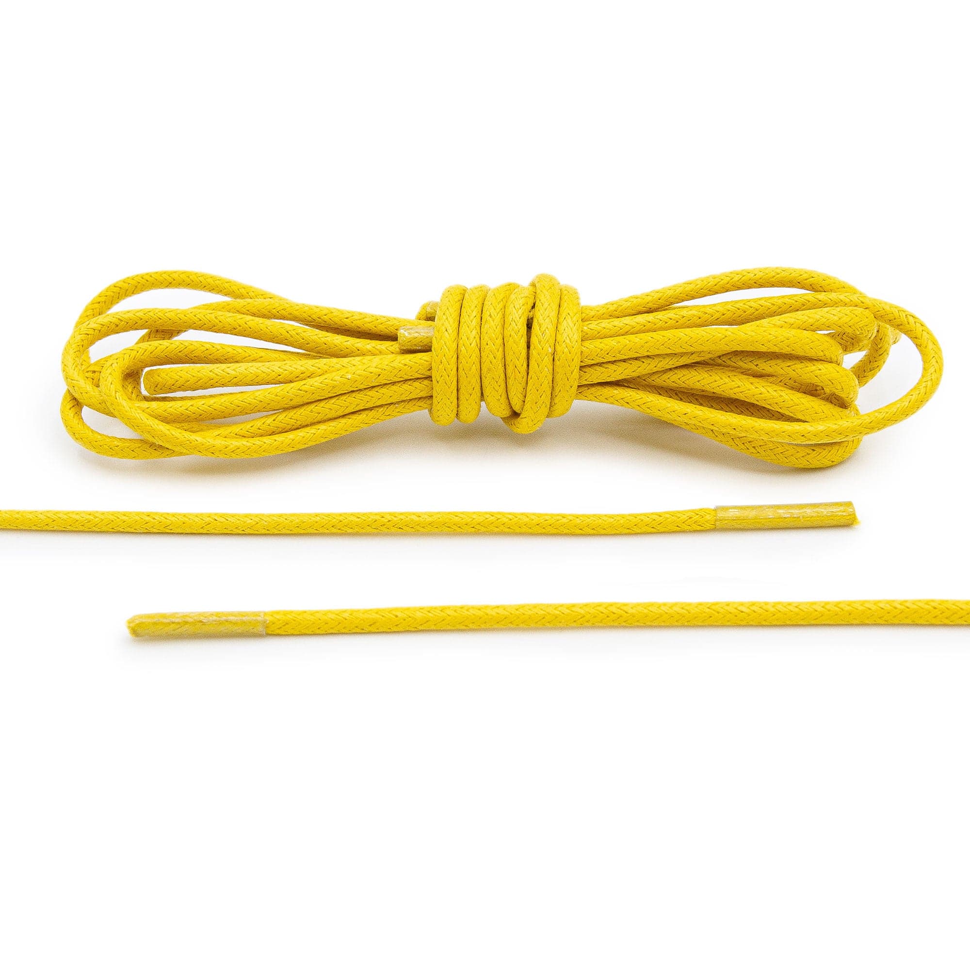 Buy Yellow Waxed Dress Shoelaces Online | Lace Lab